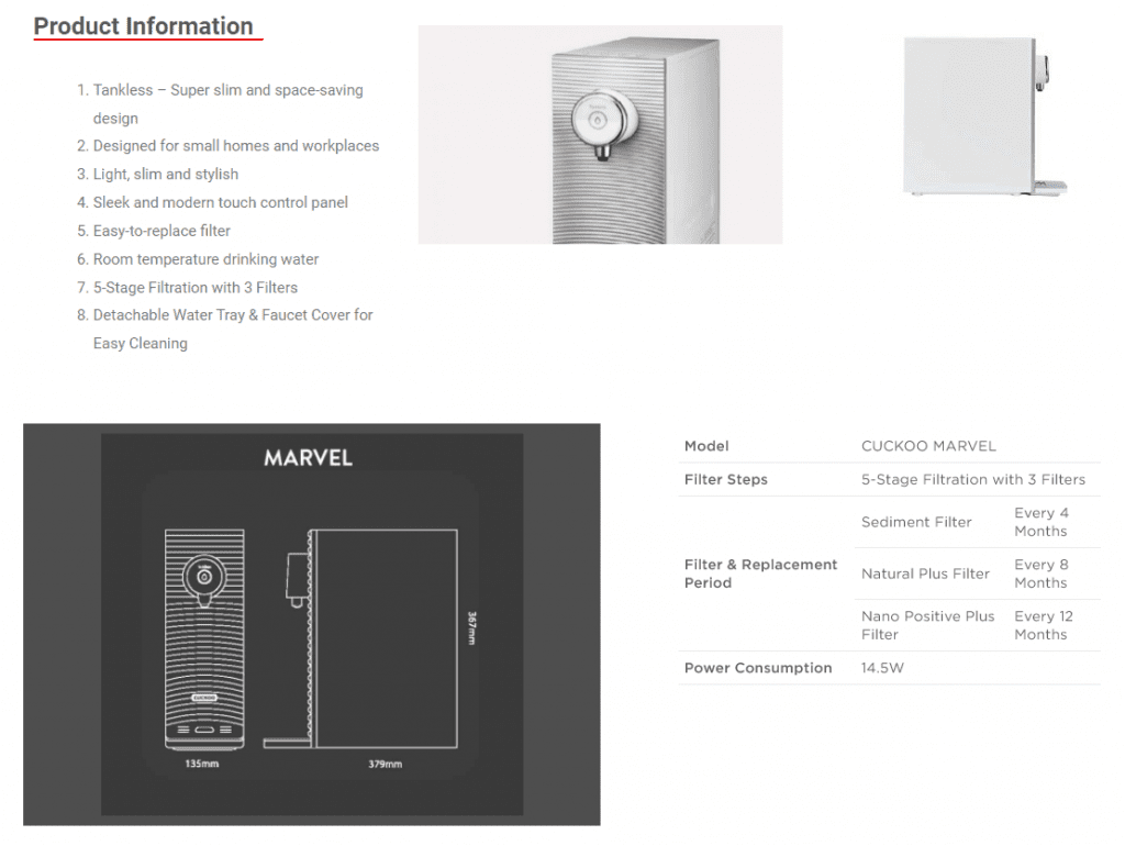 Water Purifier – CUCKOO